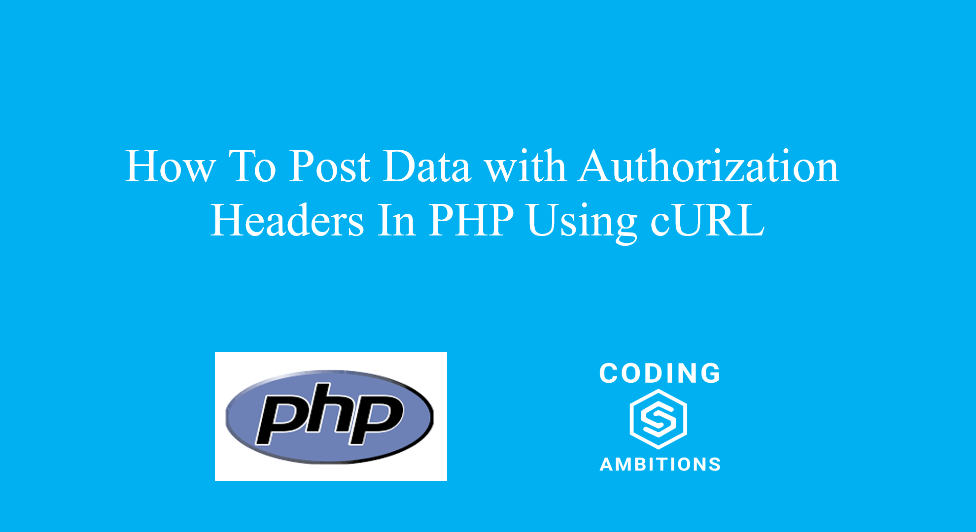 How To Post Data with Authorization Headers In PHP Using cURL - Coding Ambitions